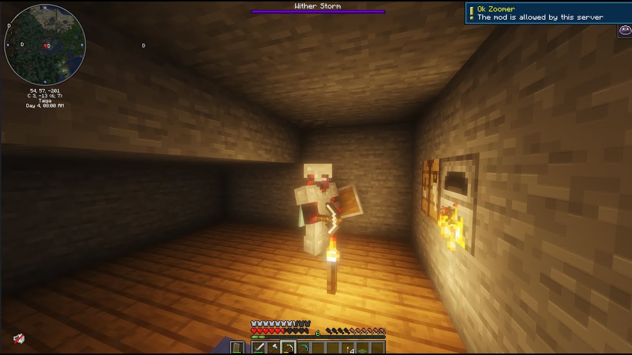 playing minecraft story mode mod live - YouTube