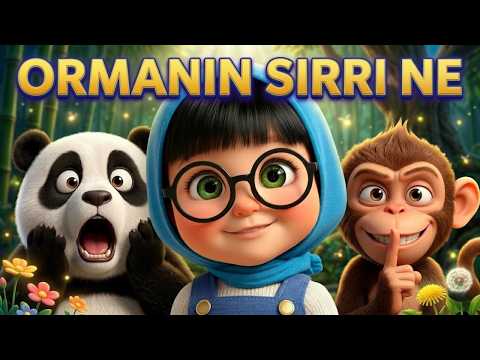 🐼🐒👧 SİHİRLİ ORMAN MACERASI! | Bao, Kiki ve Zuzu - Eğlenceli Çocuk Şarkısı 🎶✨