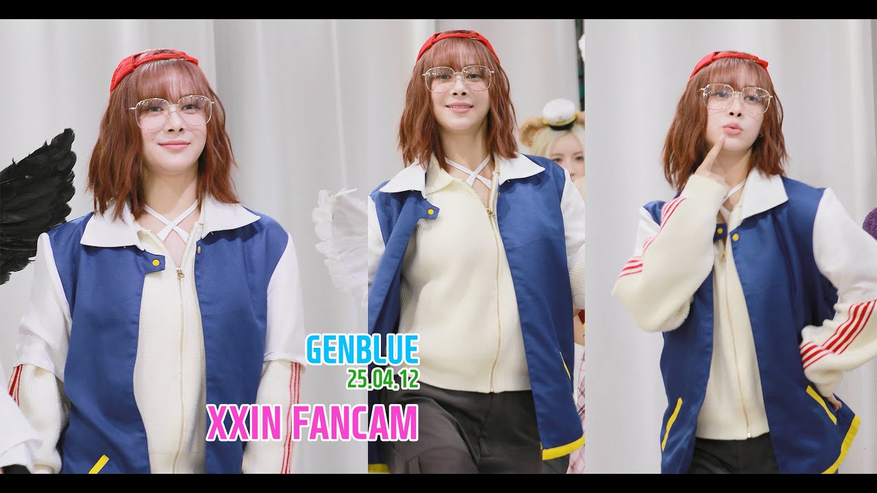 250412 GENBLUE - ACT LIKE THAT ...XXIN fancam (씬 직캠) @신촌 에버라인 라스트 팬사인회 - YouTube