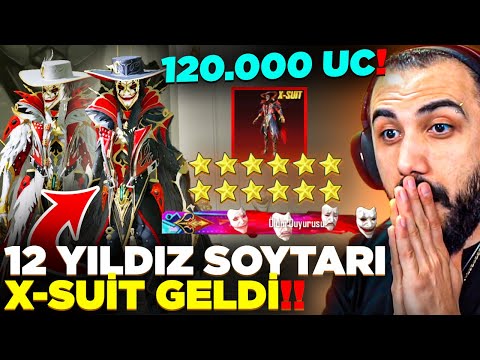 OHA 2 X-SUİT BİRDEN GELDİ!! 😮 12 SEVİYE YENİ SOYTARI ZIRH-X 120.000 UC FULLEDİK! | PUBG MOBILE