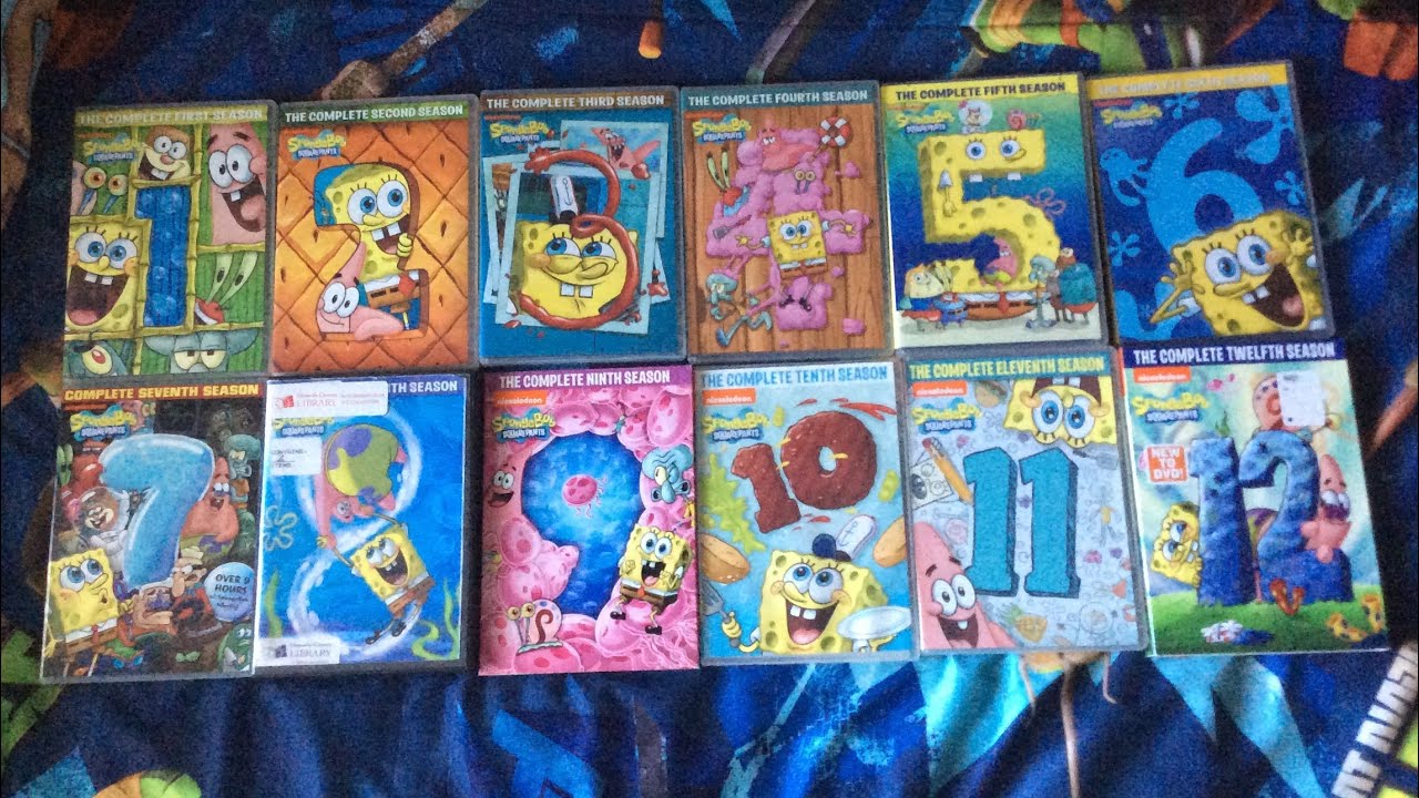 My SpongeBob SquarePants Seasons DVD Collection (23rd Anniversary ...