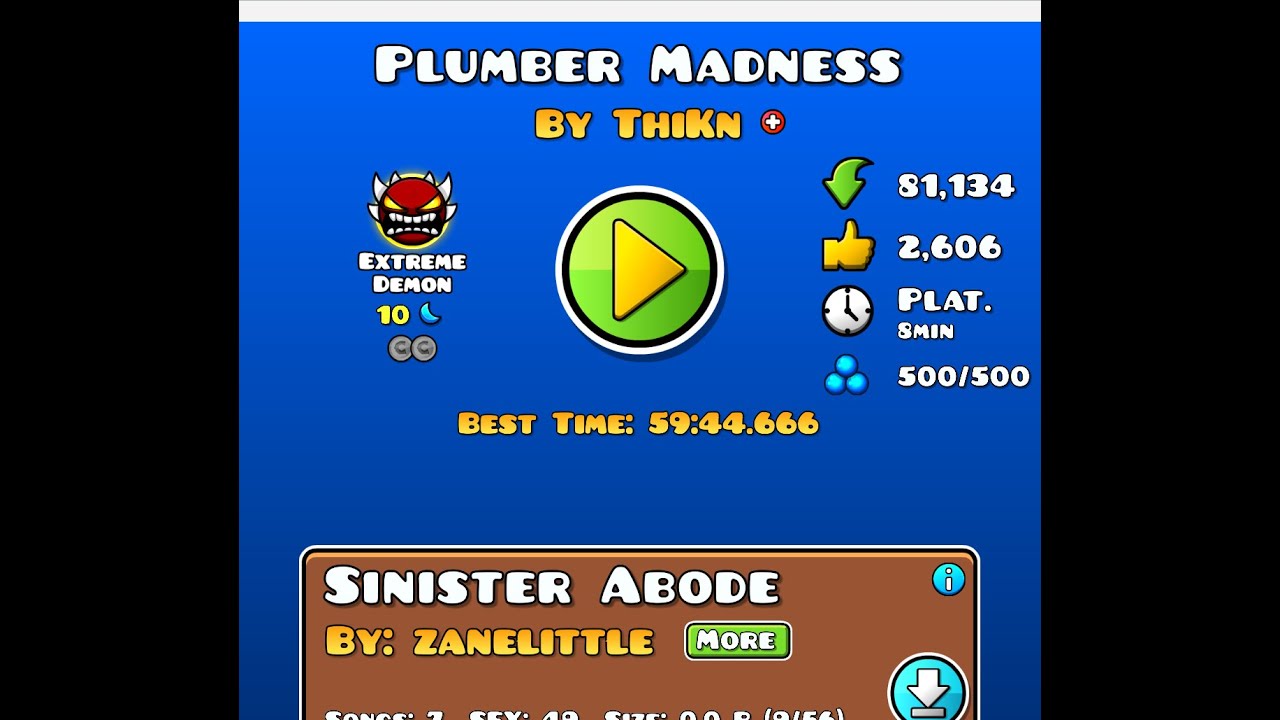 ''PLUMBER MADNESS'' [EXTREME DEMON] (Geometry Dash) - YouTube
