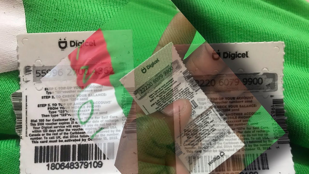 Two digicel phone card give away 💁🏽‍♂️ 💯 comment if you got it like and ...