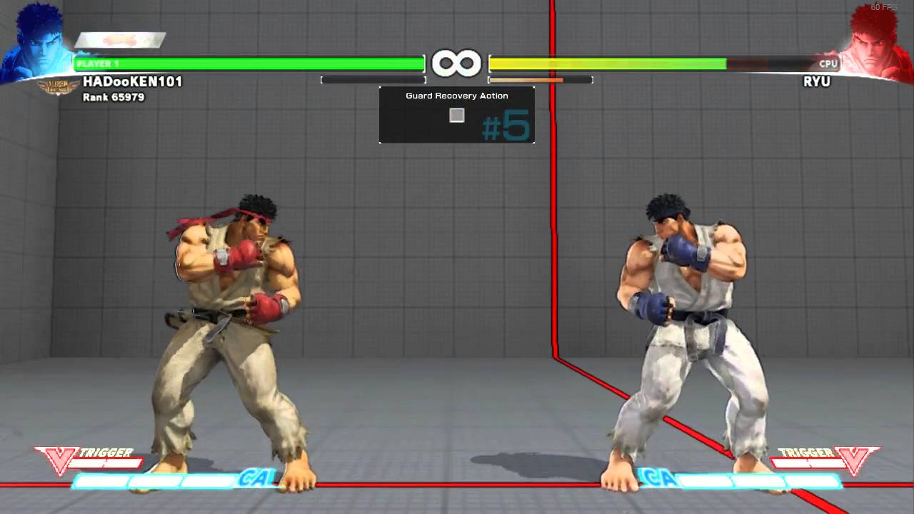SFV Ryu LP Hadouken Frame Advantages - YouTube