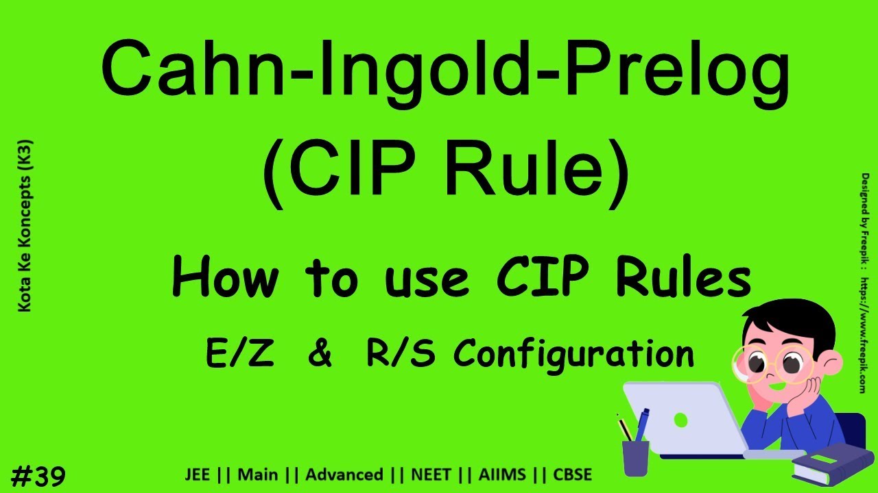 CIP Rules in Stereochemistry || JEE Main || Advanced || NEET || CBSE ...