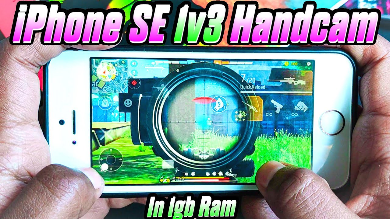 First Time Trying Handcam In iPhone SE - YouTube