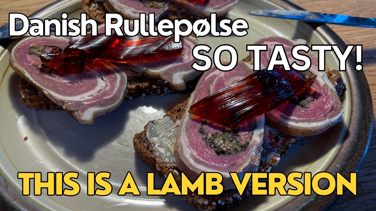 Danish food - Rullepølse (rolled sausage -lamb version) - YouTube