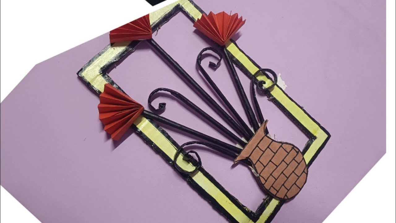 EASY Wall hanging ideas using chat paper #videos #trending #viral # ...