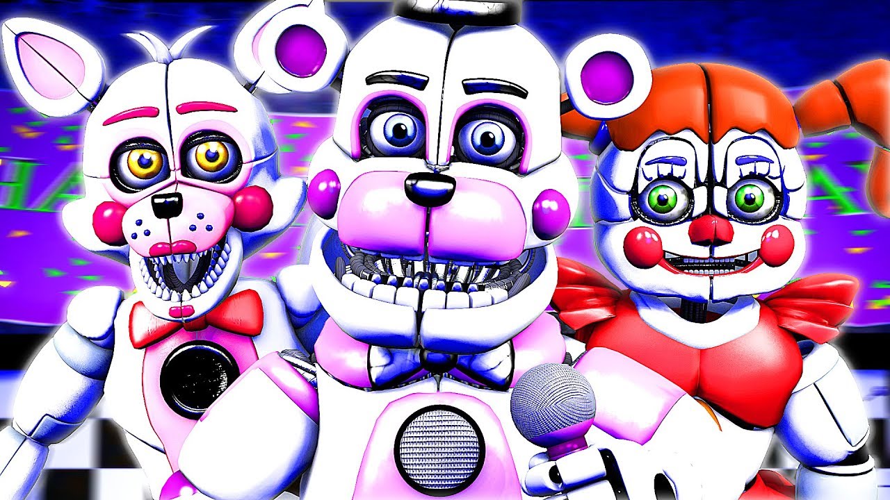 Five Nights at Freddy's Song (FNAF SL Funtime SFM)(µThunder Remix ...