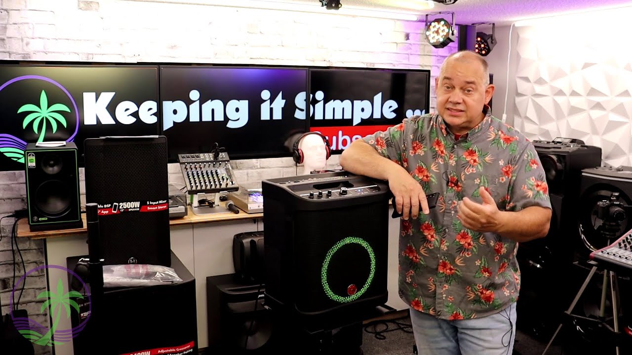 Harbinger RT- 100 Speaker for Street Performance - YouTube