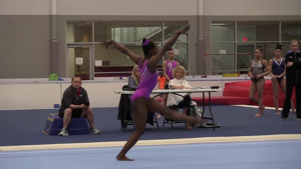 JaFree Scott - Floor - 2018 Pacific Rim Championships Verification ...
