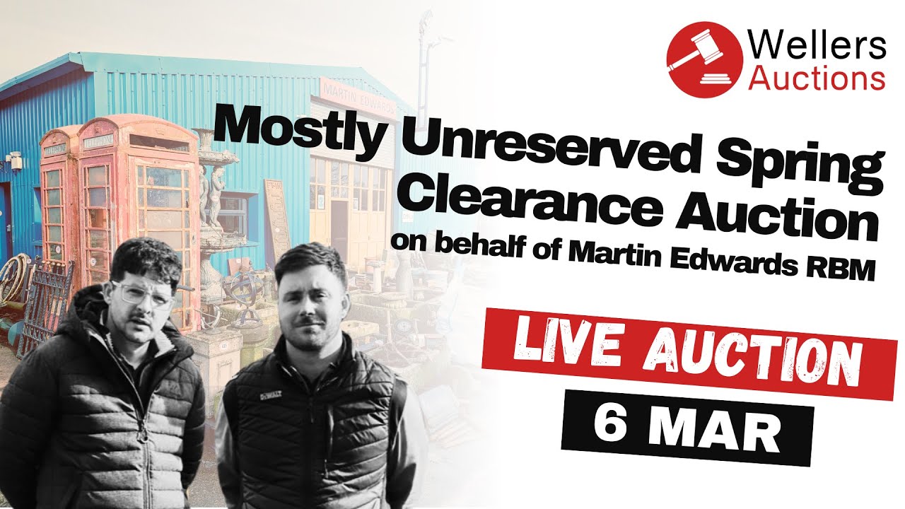 Mostly Unreserved Spring Clearance Auction on behalf of Martin Edwards ...