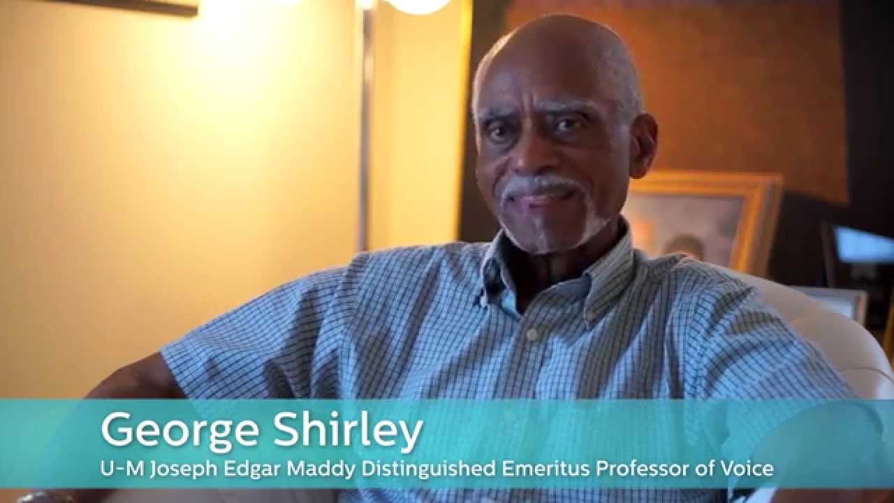 U-M Professor Emeritus George Shirley on William Tell Opera | UMS ...