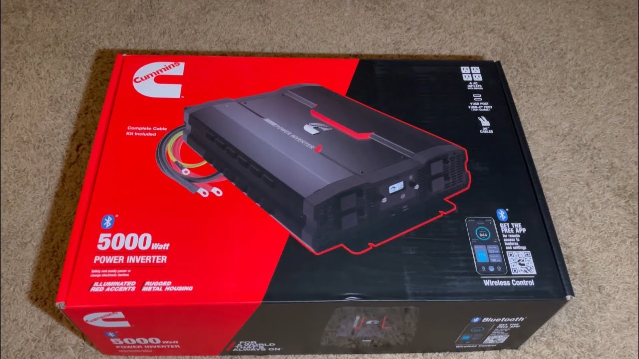 Cummins 5000W Power Inverter Unboxing, Review, & Test! #cummins # ...
