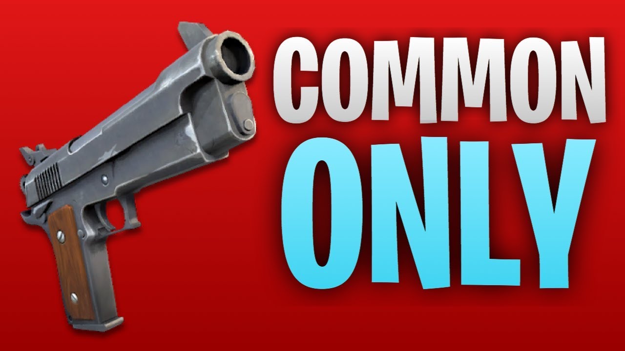 FORTNITE COMMON ONLY CHALLENGE - YouTube