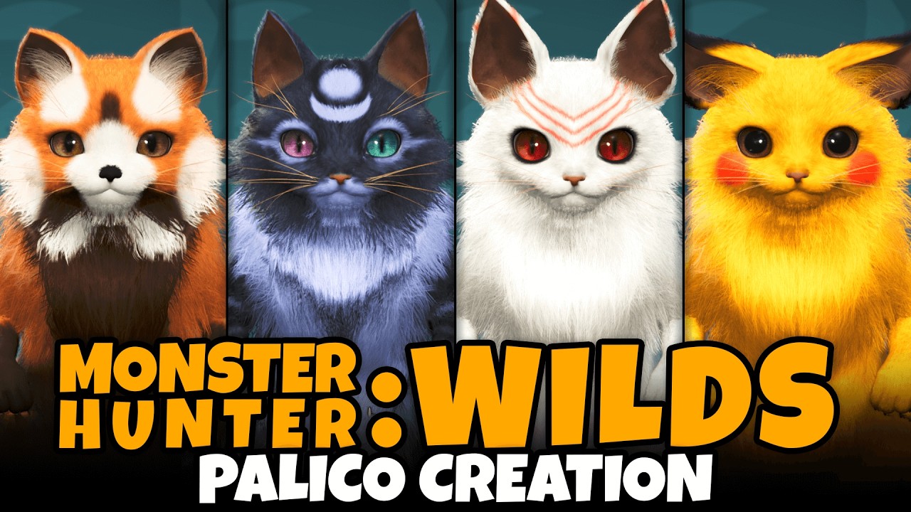 Monster Hunter: Wilds Palico Character Creation (Full Customization ...