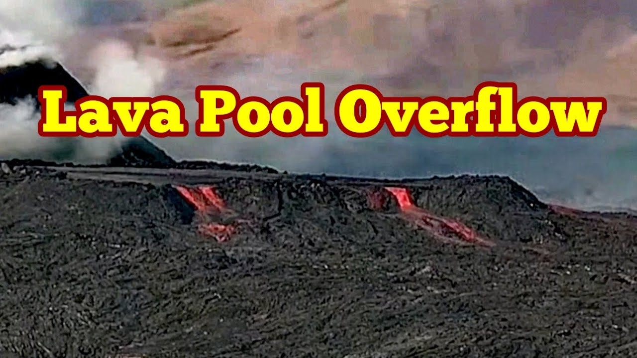 Lava Pool Overflow Again Towards South, Iceland KayOne Volcano Eruption ...