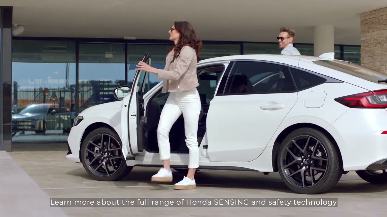 The All-New Honda Civic e:HEV Safety Features | Lancaster Honda - YouTube