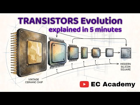 How did transistors evolve from vacuum tubes to modern microchips? EC Academy 