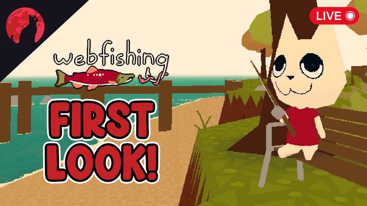 First Look - Fish With Me! | WEBFISHING | Live - YouTube