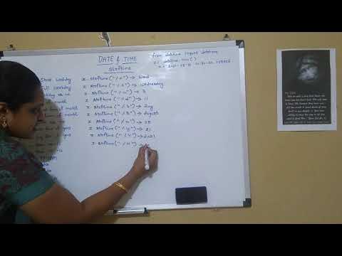 P_51 : DATE FORMATTING (strftime) IN PYTHON - YouTube