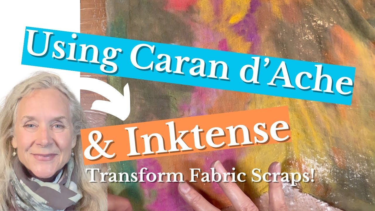 Transform Fabric using Caran d'Ache & Inktense Markers: Creative ...
