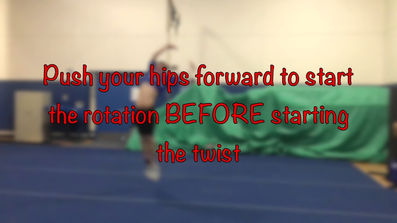 How To Full Twisting Layout | High School Cheer - YouTube
