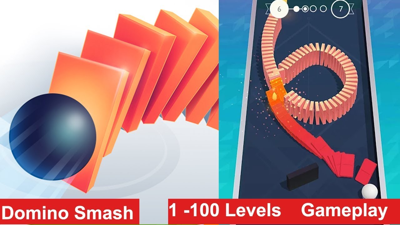 Domino Smash : 1 - 100 Levels GamePlay - YouTube