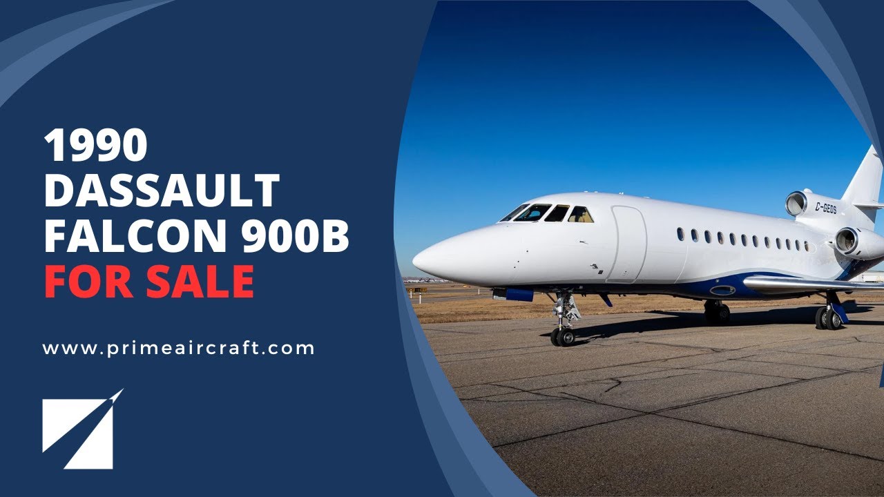 1990 Dassault Falcon 900B for sale - YouTube