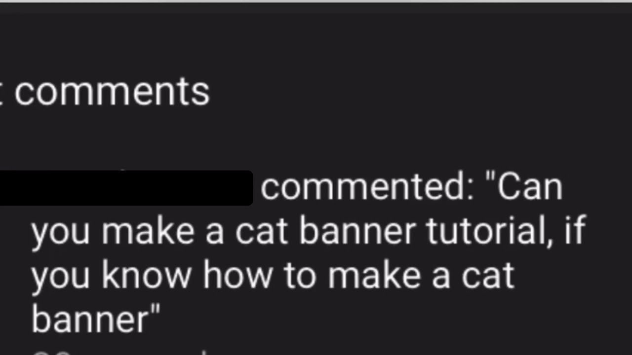How to make a cat banner - YouTube