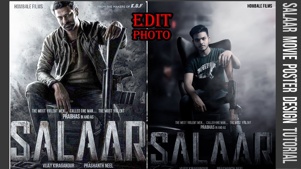Salaar Movie Poster Tutorial || Photo Manipulation || How to create ...