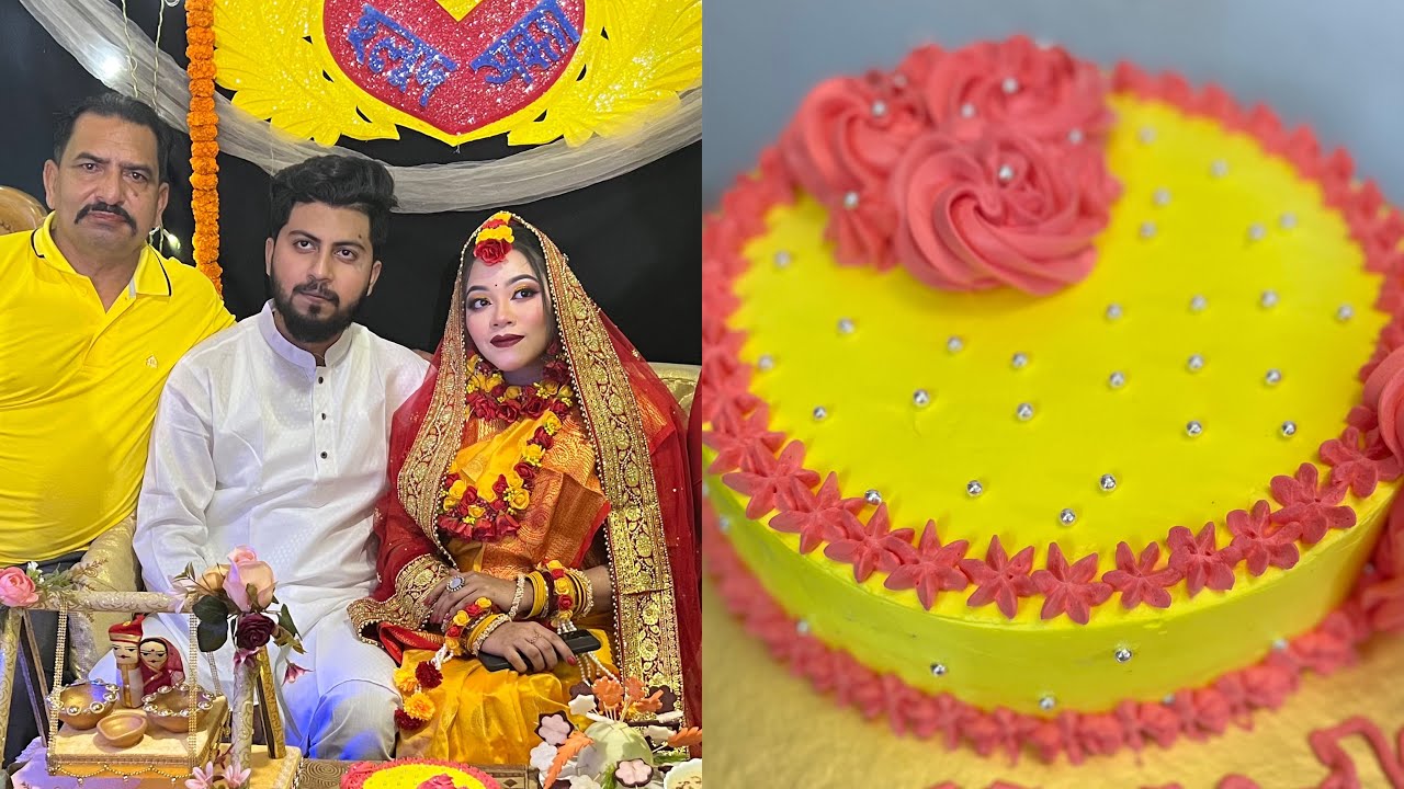 Gaya Holud Cake Decoration Tutorial - YouTube