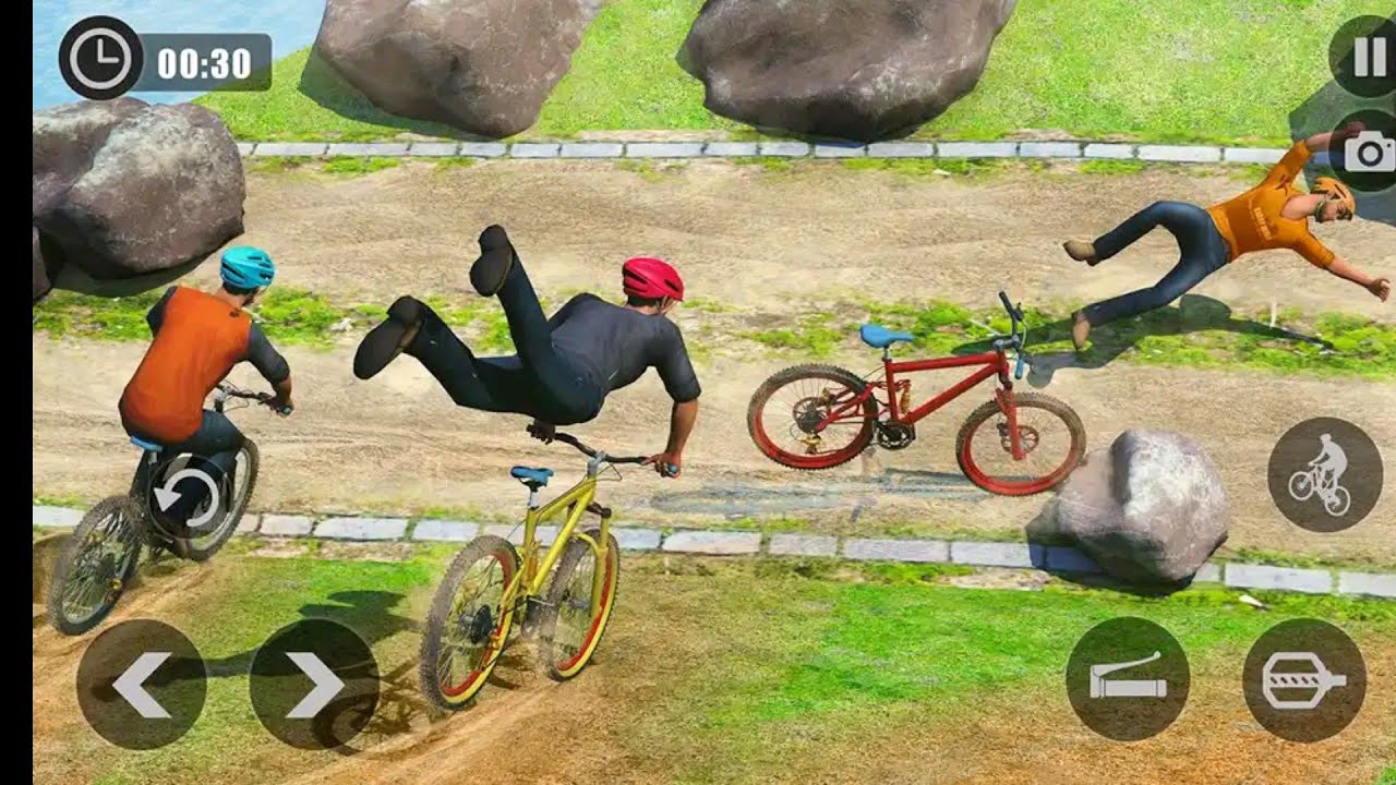 Offroad Bicycle BMX Riding - Game Review - YouTube