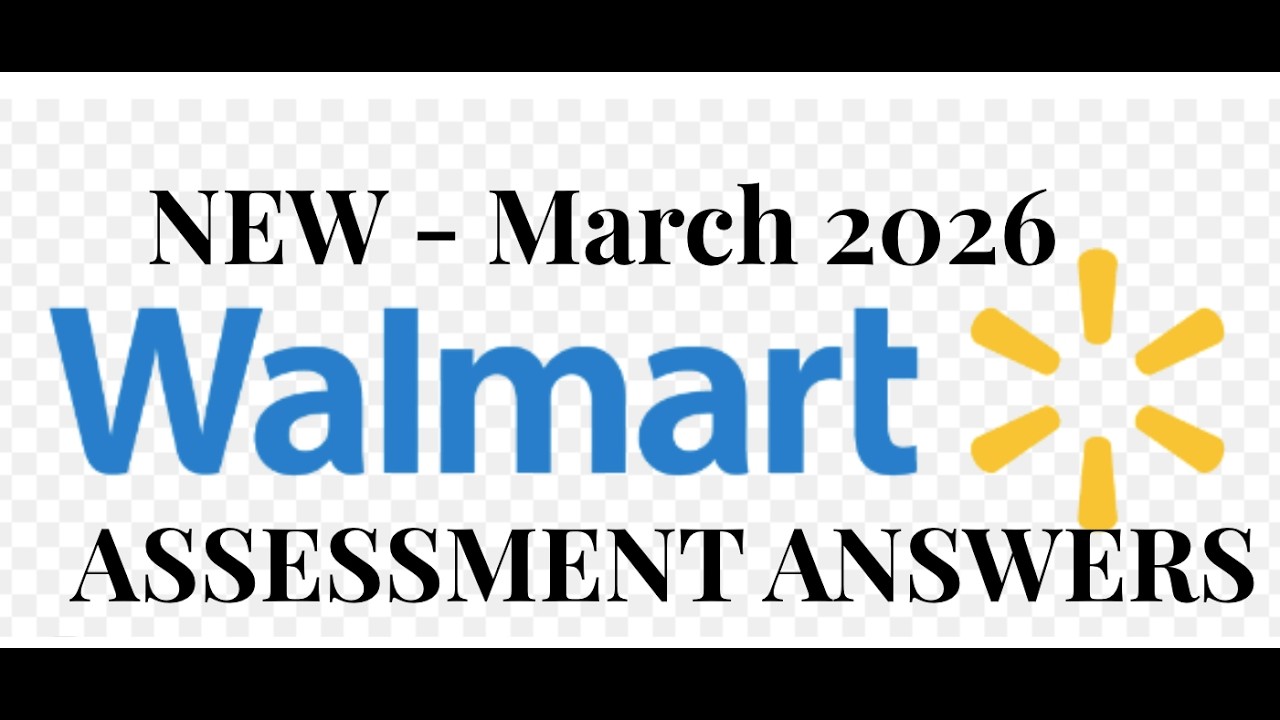 NEW | 2026 Walmart Assessment Test Answers - YouTube