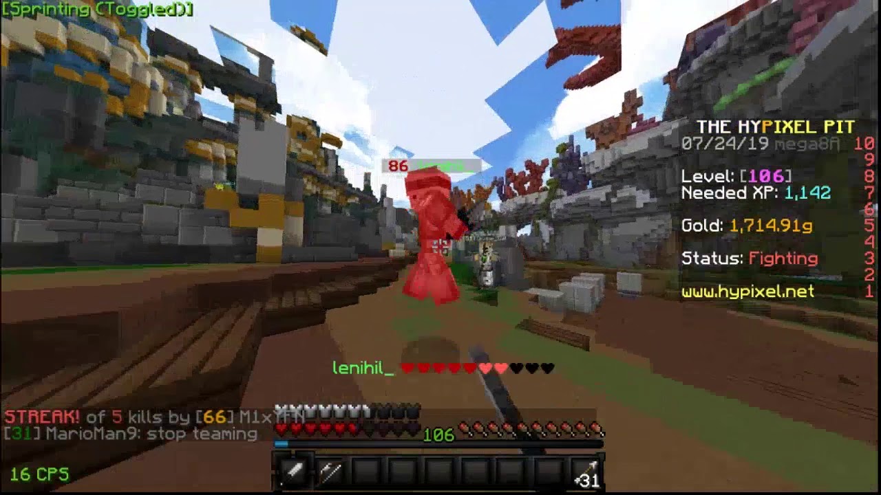 Clips from The Hypixel Pit - YouTube