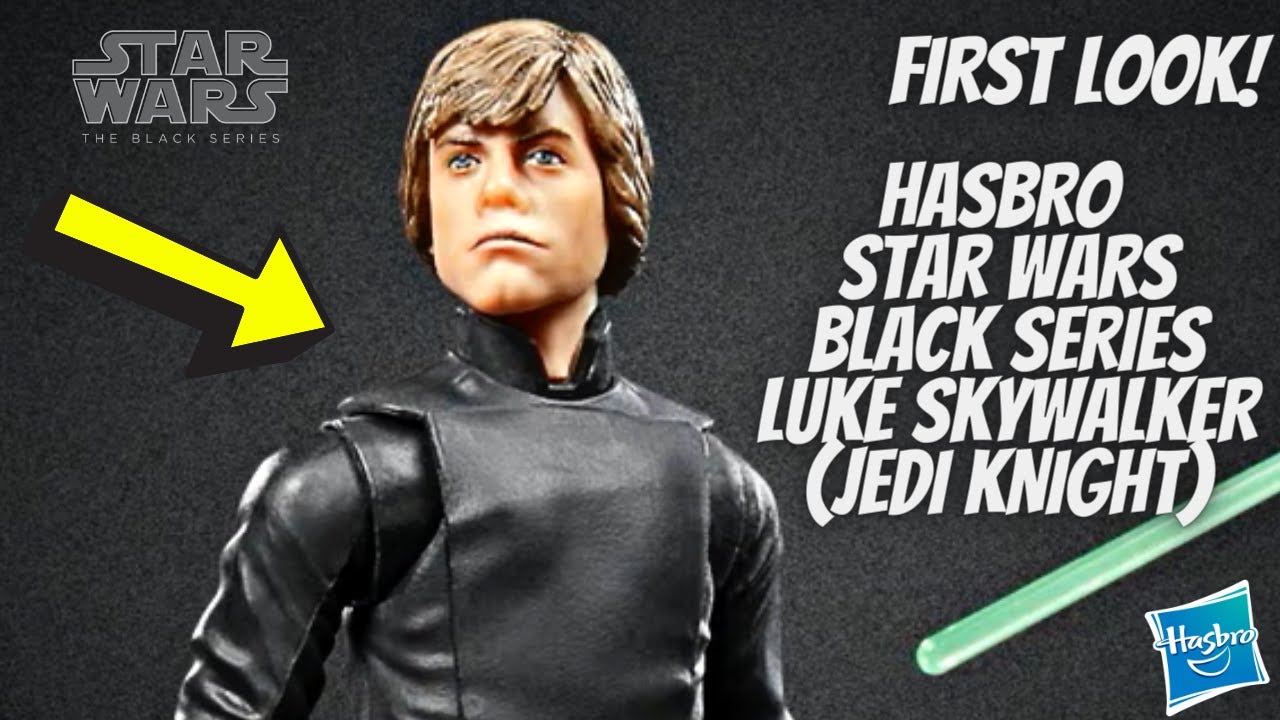 Hasbro Star Wars Black Series Luke Skywalker Jedi Knight Figure First ...