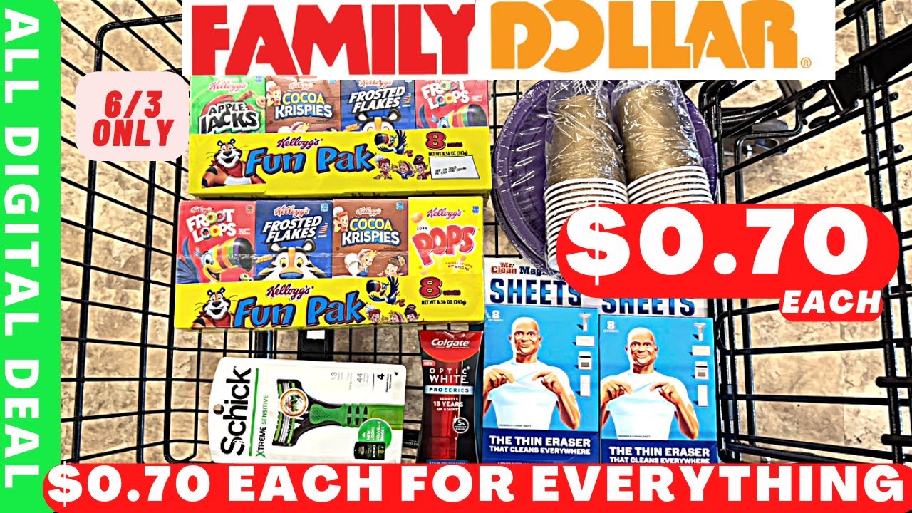 🚨 Family Dollar Couponing $5/$25 Haul 🚨 $0.70 EACH EVERYTHING ( All ...