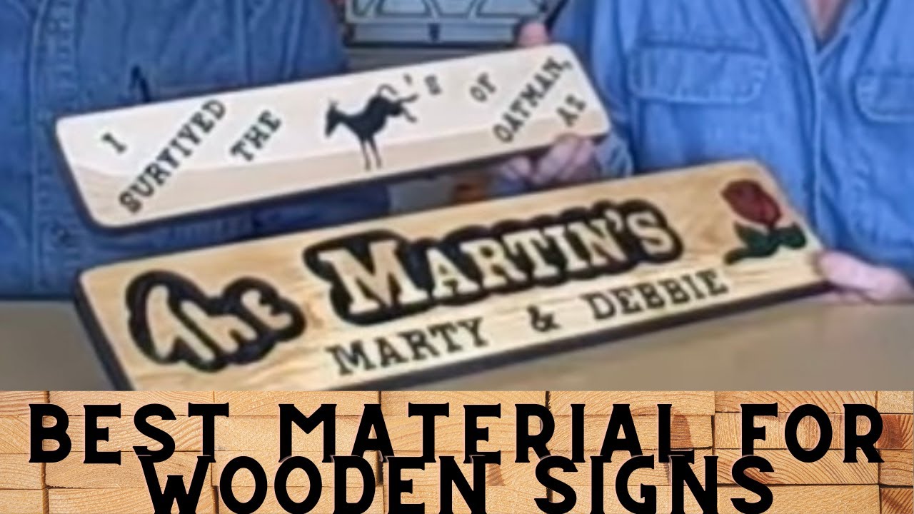 #28 New material for Freehand Carving Wood Signs With A Router Pt 2 ...