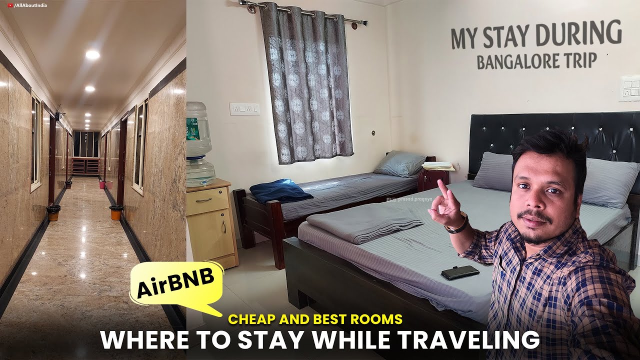 Cheap and Best Room in Bengaluru || My Air BNB Room Tour in Bangalore 😁 || All About India - YouTube