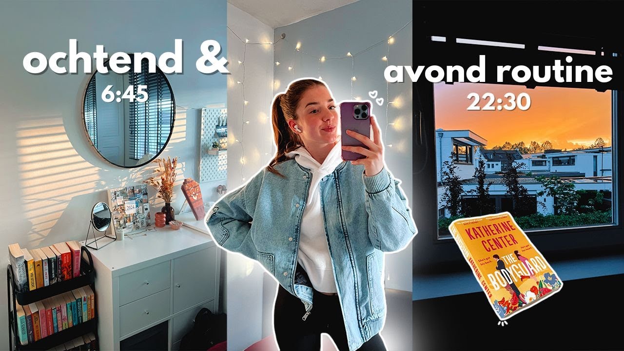 Mijn OCHTEND & AVOND routine 💘 9-5 baan & realistisch ☆ Zenne Bakens ...