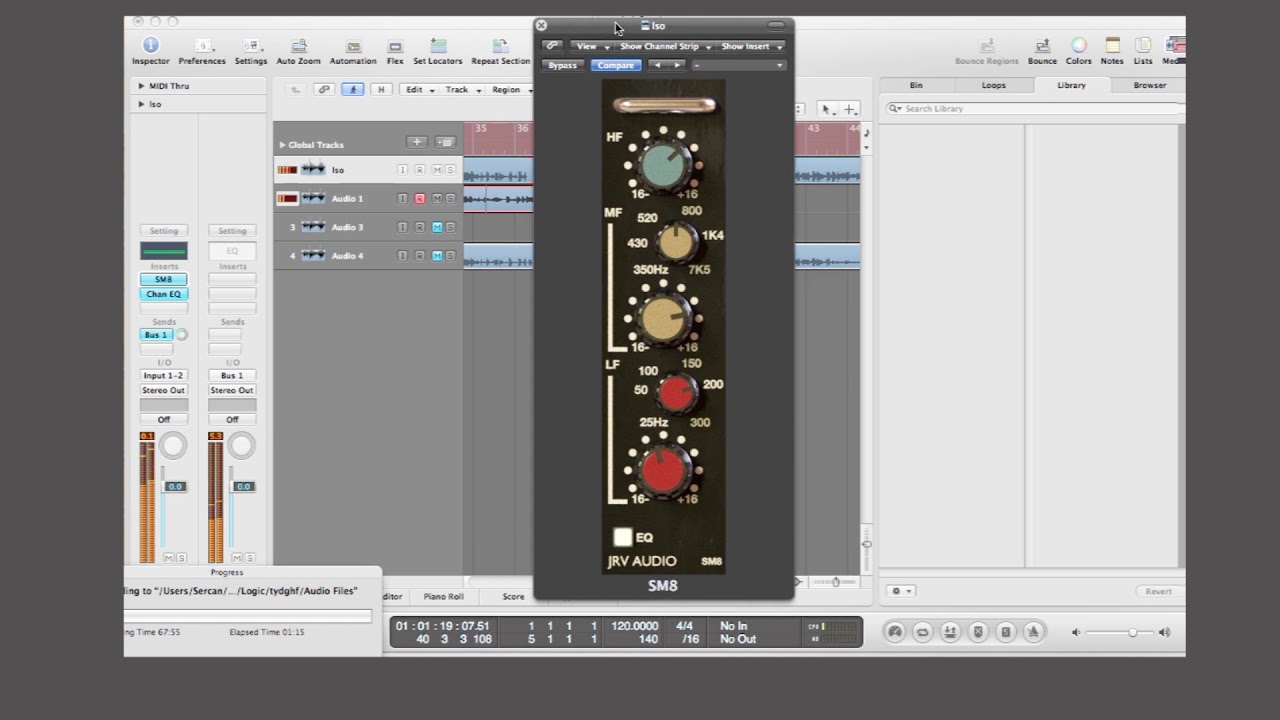 Trident Console Eq Simulation - YouTube