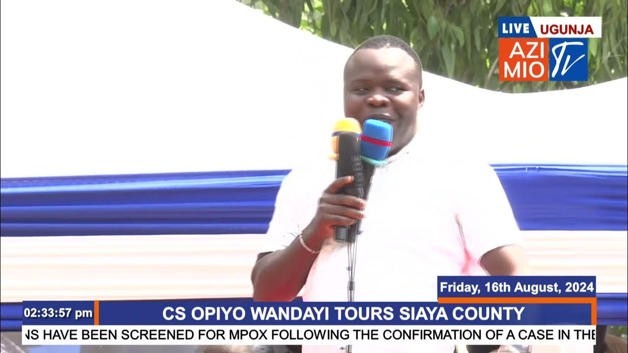 Sen. Eddy Oketch EARTH-SHATTERING speech in Ugunja that left Riggy G ...