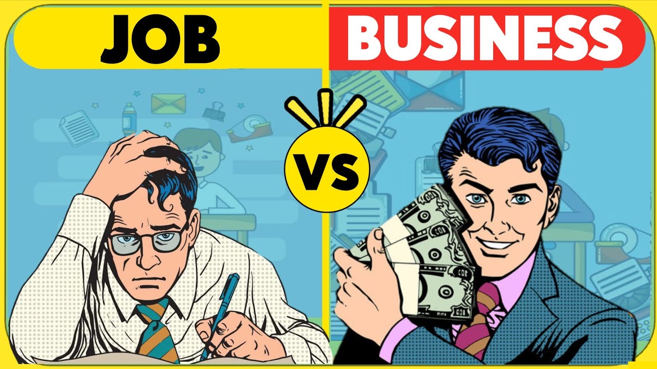 "Job vs Business | Which one is Better?" (Animated) - YouTube