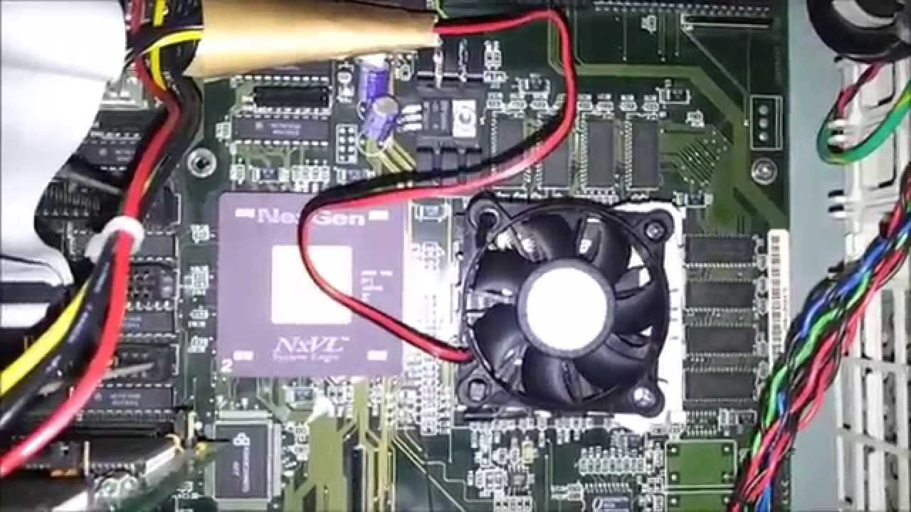 Nx586 - Überblick über einen DOS-PC mit NexGen-CPU - YouTube