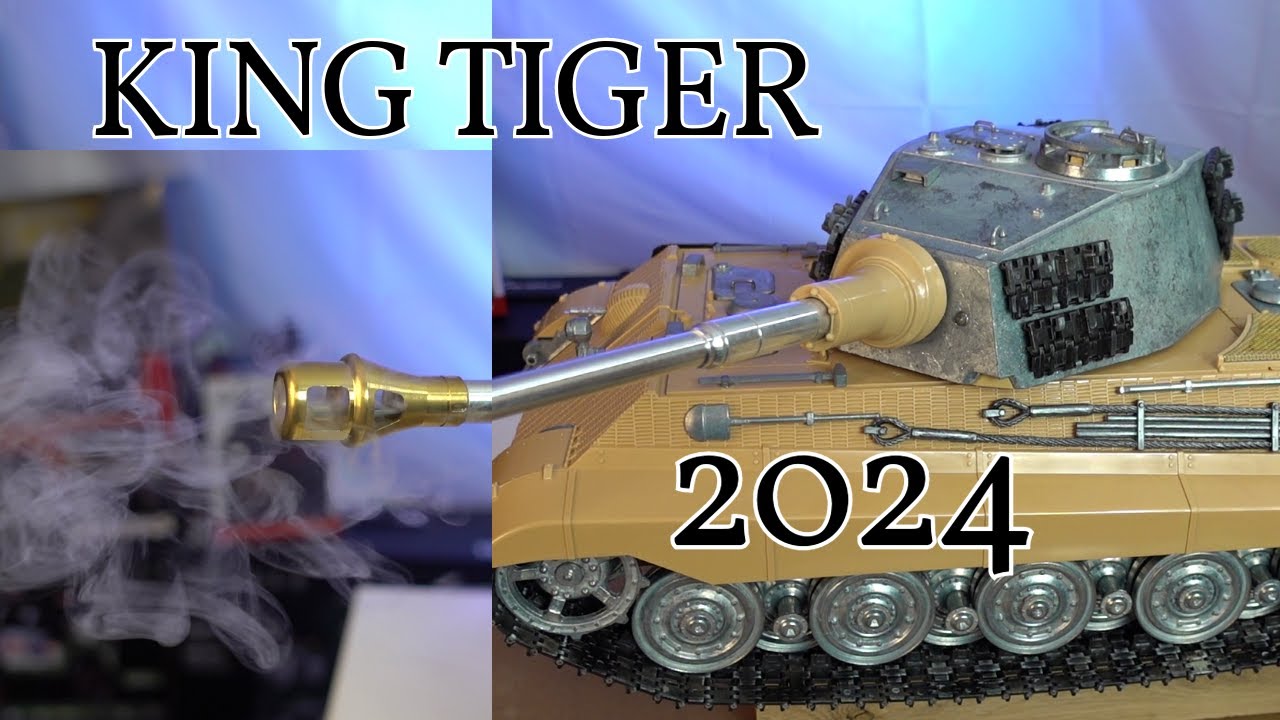 King Tiger Torro Tiger 2 # RC Unboxing 2024 # 7 KG Metall und Rauch ...