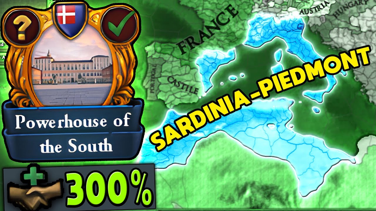 From Savoy to Sardinia Piedmont | Easy Guide EU4 2025 - YouTube