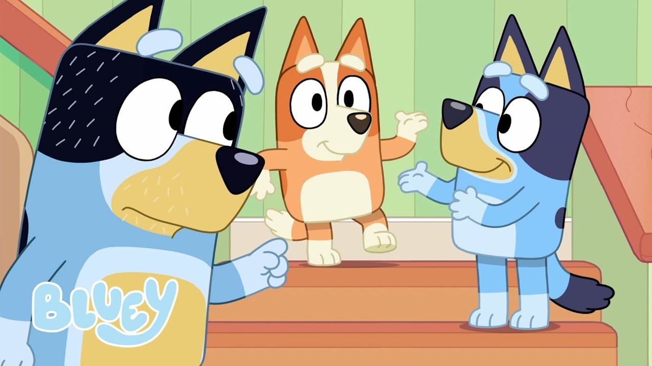 조각상 놀이 | 주말 | 블루이 - 한국 공식 채널 - Bluey - YouTube