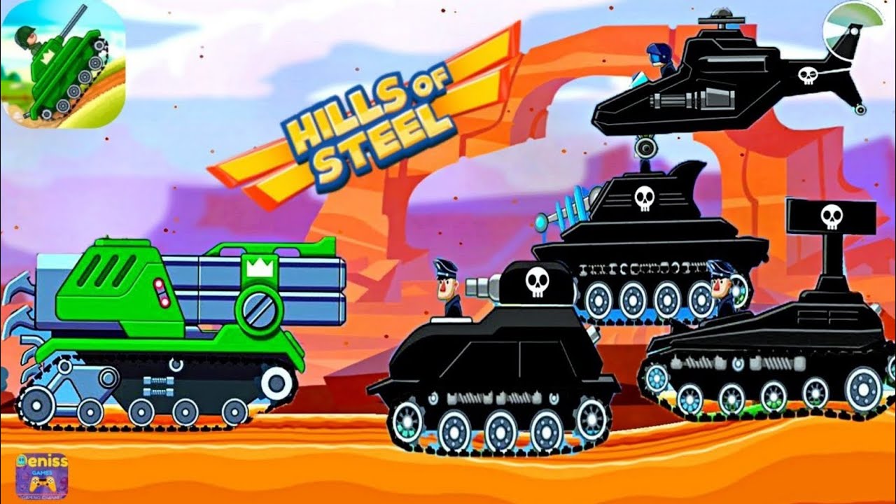 HILLS OF STEEL - All BOSS TANK CHONK NEW GAMEPLAY ANDROID IOS (Ep 02 ...