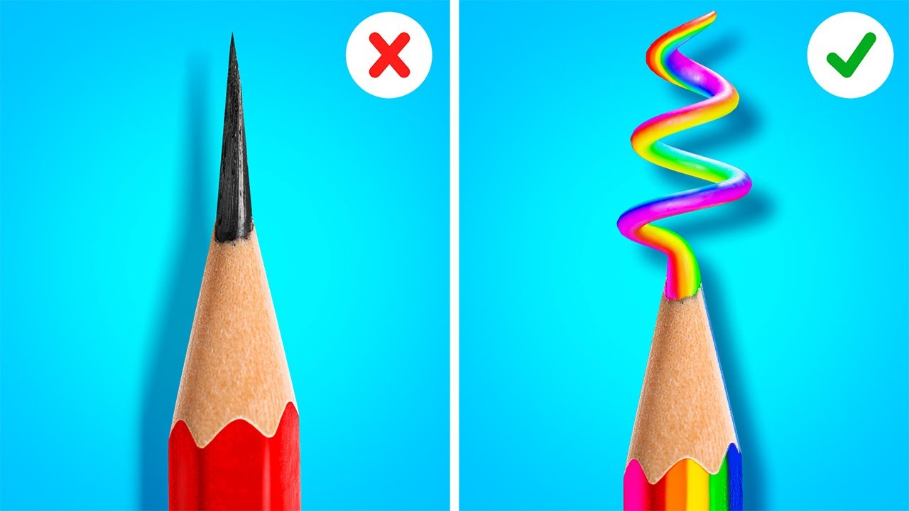 CLEVER DRAWING HACKS | Who Draws it Better - SMART Painting TIPS You ...