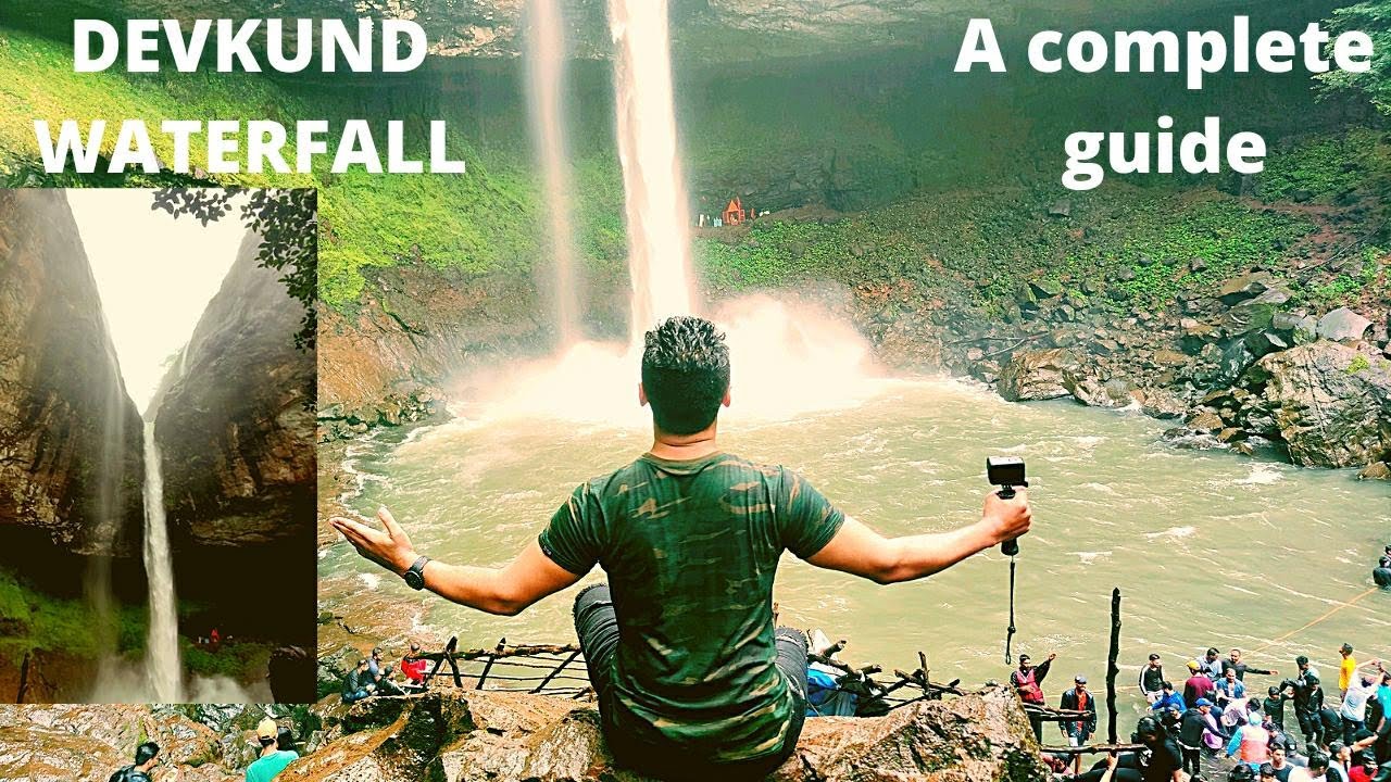 DEVKUND WATERFALL #Trek in monsoon - YouTube